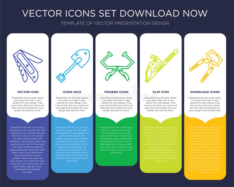 Multitool Infographics Design Icon Vector Stock Vector - Illustration ...