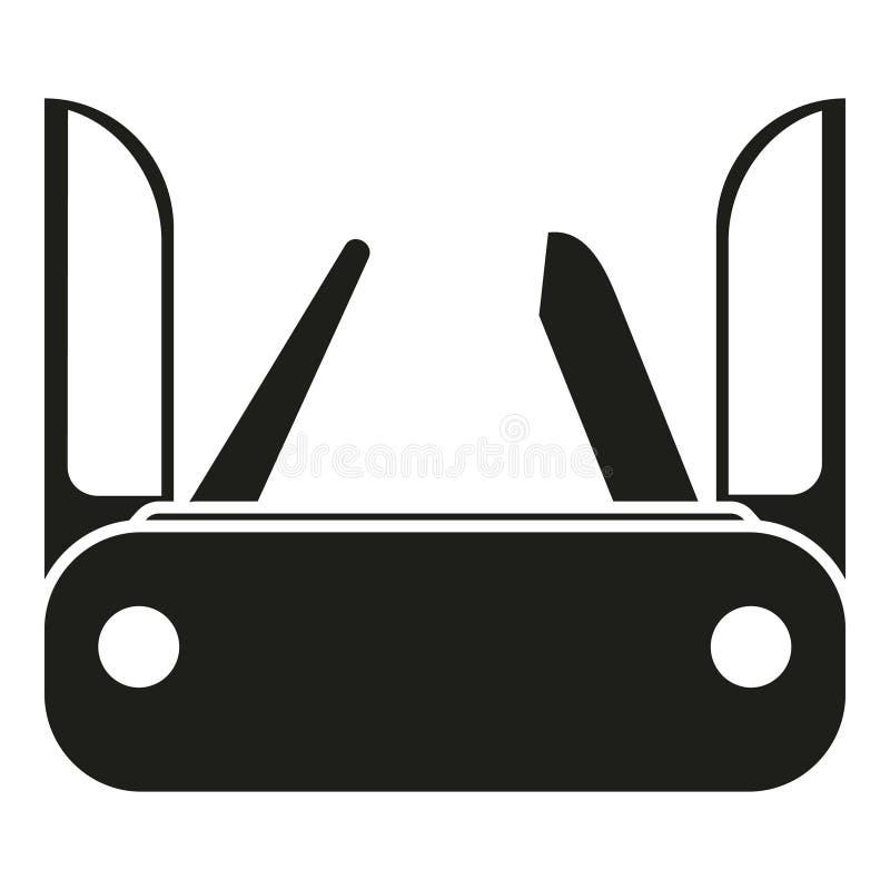 Multitool Instrument Icon Simple Vector. Tool Knife Stock Illustration ...