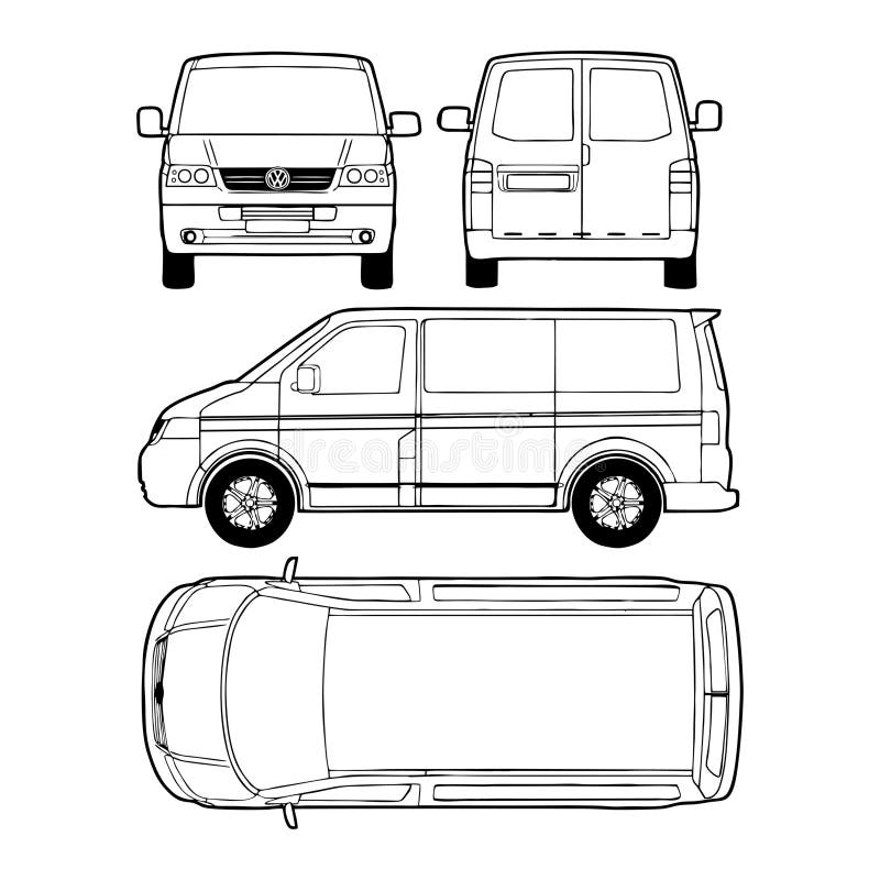 Van Drawing Stock Illustrations – 26,864 Van Drawing Stock ...