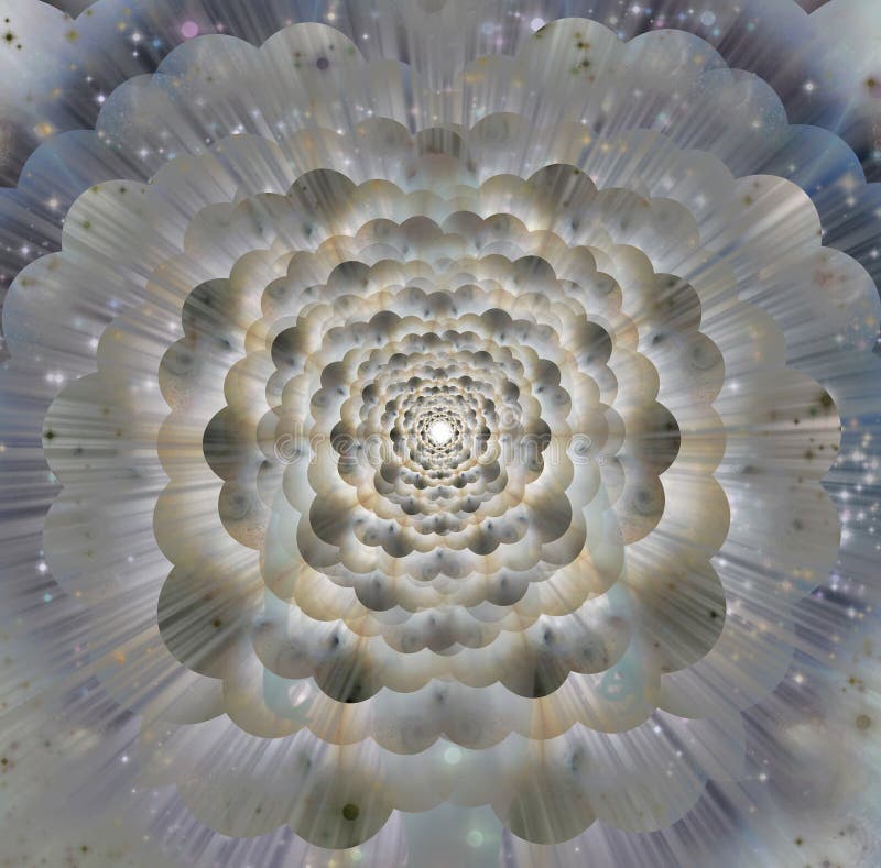 Multiverse fractal space stock illustration. Illustration of creation ...