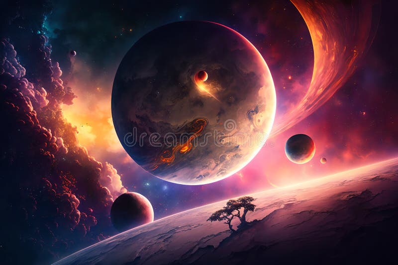 Multiverse Planets Stock Illustrations – 712 Multiverse Planets Stock ...