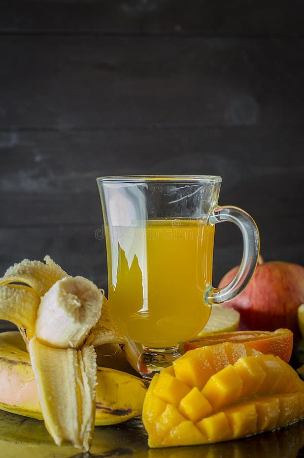 Multivitamin and Multifruit Juice Stock Image - Image of cold, ripe ...