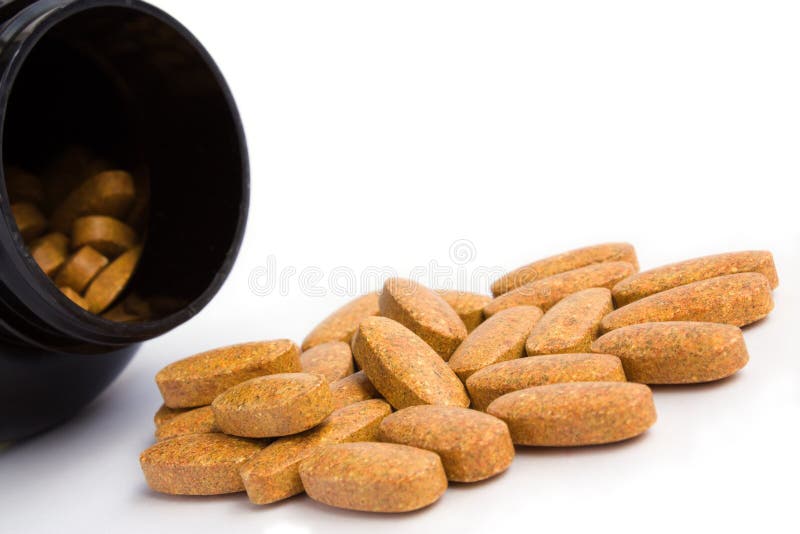 Multivitamin tablets stock photo. Image of container, minerals - 8692036