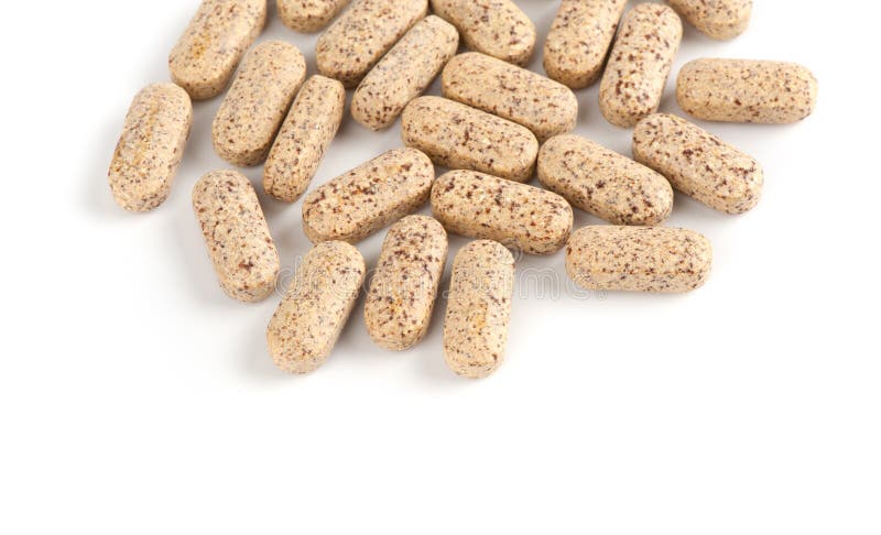Multivitamin Tablets on White Stock Photo - Image of boost ...