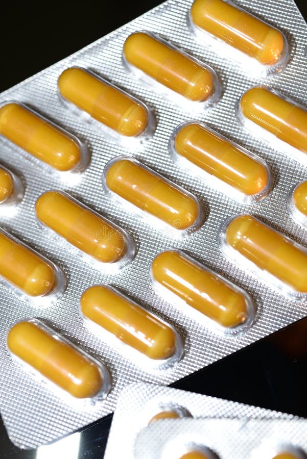 Multivitamins in Capsules in Close-up Stock Photo - Image of ingredient ...