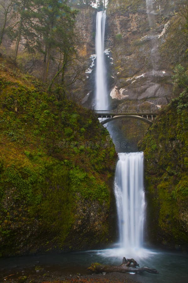 Multnomah Falls stock photo. Image of beautiful, area - 21852470