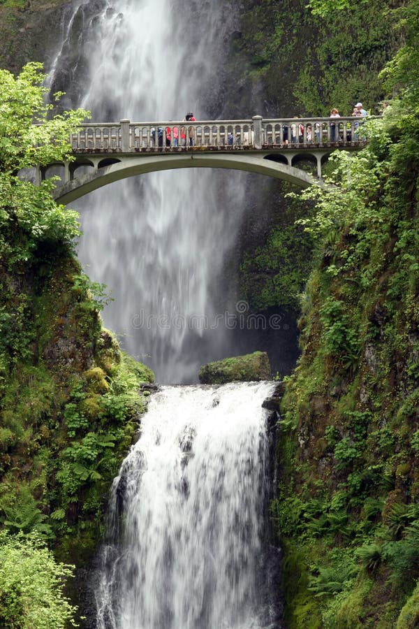 Multnomah Waterfalls stock photo. Image of america, scenic - 28942576