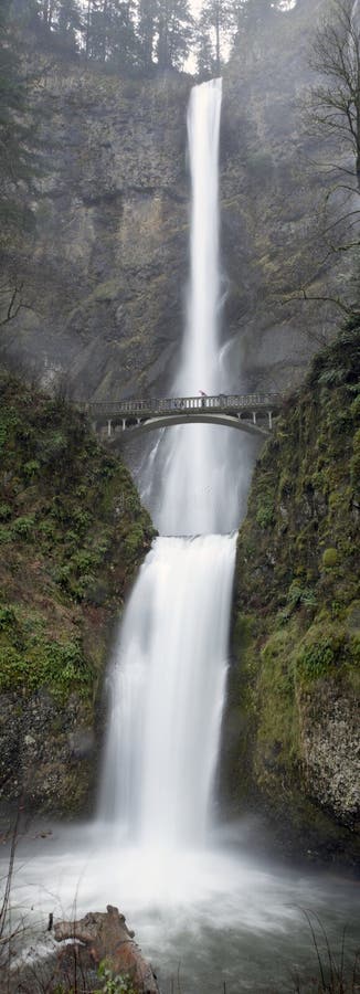 Multnomah Falls, Columbia River Gorge, Portland - Stock Image - Image ...