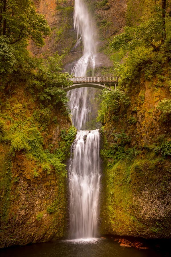 Multnomah Falls is a Waterfall Located on Multnomah Creek in the ...