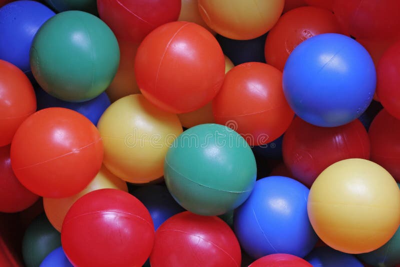 Multy Coloured Plastic Balls Stock Image - Image of kids, abstract ...