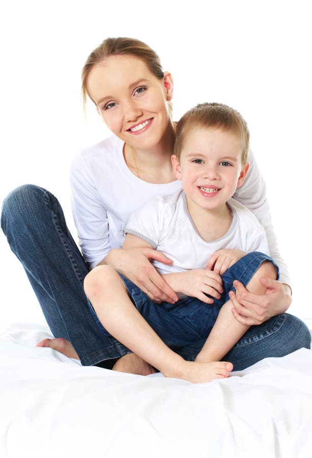Mum ana son stock photo. Image of mother, child, beautiful - 10353274