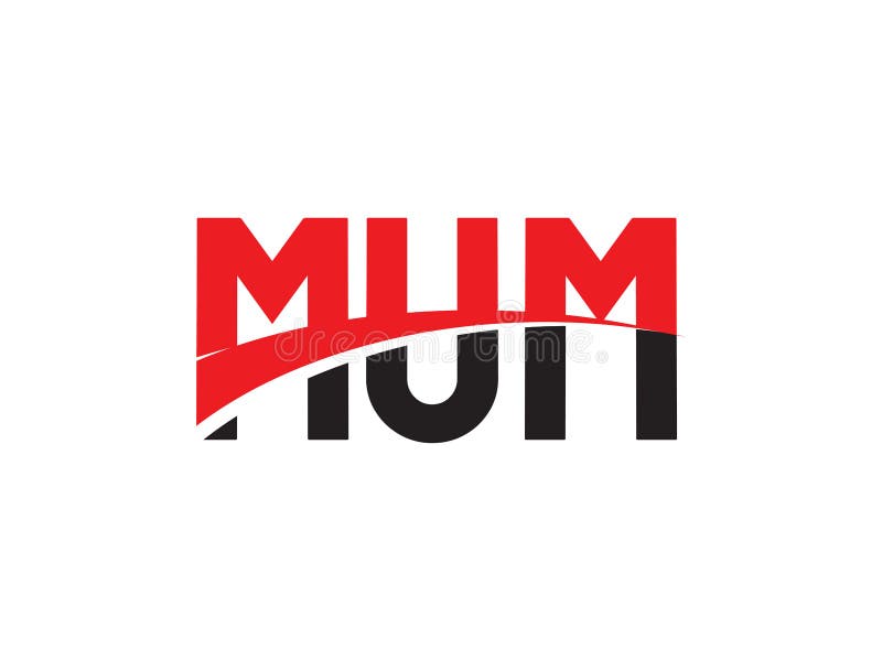MUM Letter Initial Logo Design Vector Illustration Stock Vector ...