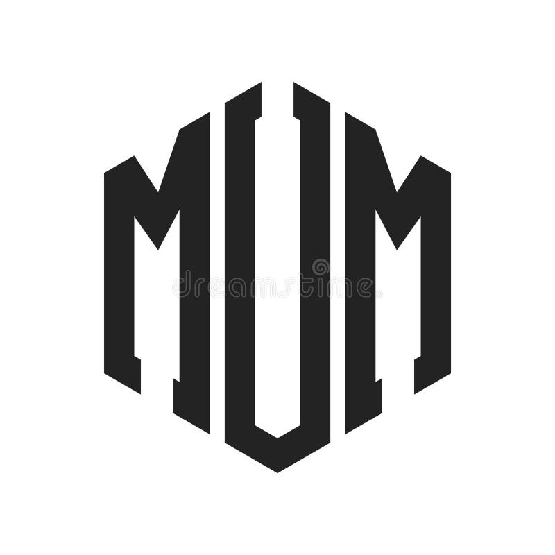 MUM Logo Design. Initial Letter MUM Monogram Logo Using Hexagon Shape ...