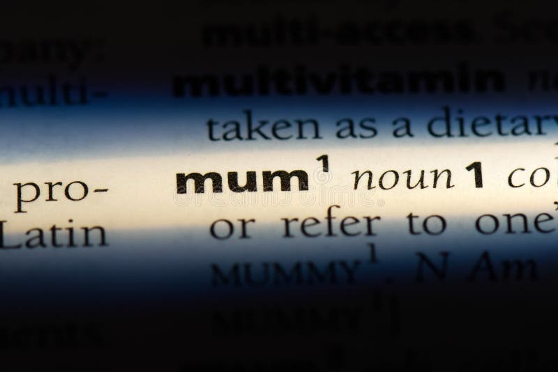 Mum stock image. Image of closeup, idea, printed, definition - 126543601