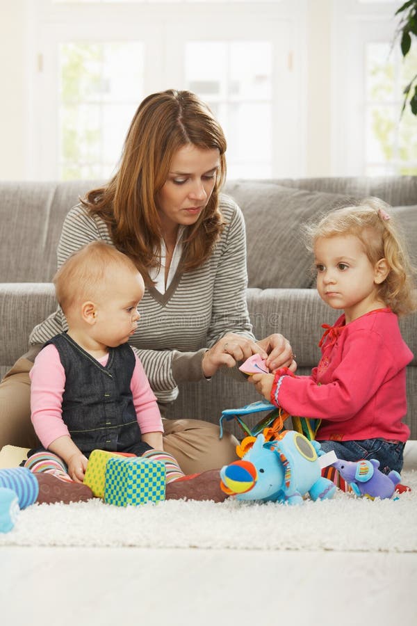 Untidy children s room stock photo. Image of parent, daughter - 2229970