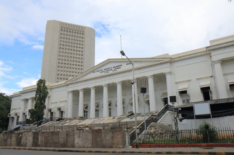 Mumbai Central Library India Stock Image - Image of government, society ...