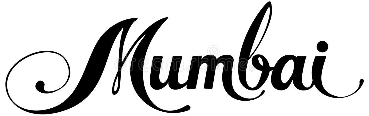 Mumbai Calligraphy Stock Illustrations – 159 Mumbai Calligraphy Stock ...