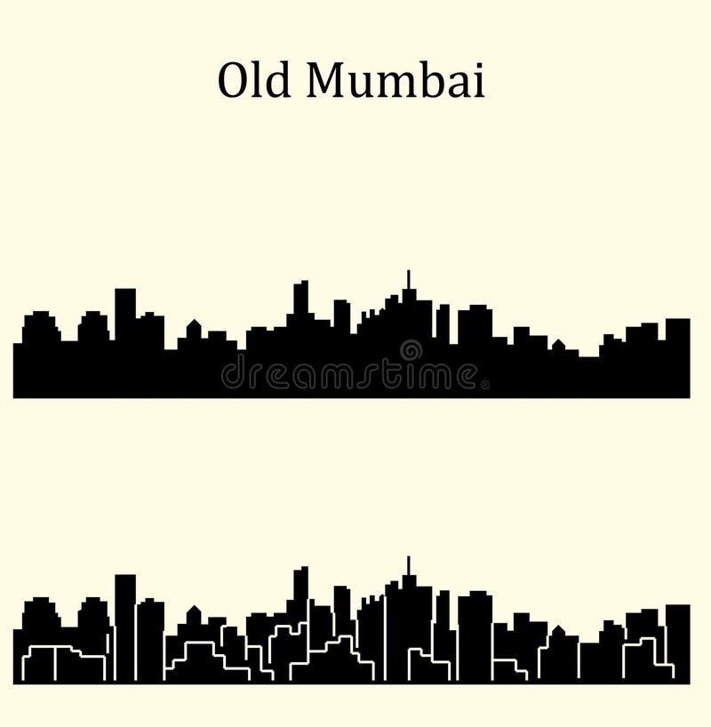 Mumbai, India City Silhouette Stock Vector - Illustration of metropolis ... Mumbai, India City Silhouette Stock Vector - Illustration of metropolis ...