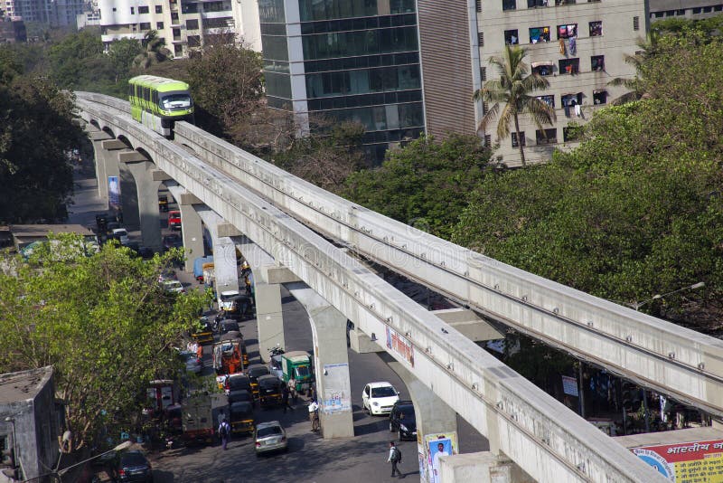 Monorail Mumbai Stock Photos - Free & Royalty-Free Stock Photos from ...