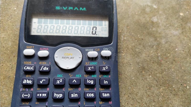 Digital Calculator with Multiple Modes and Buttons. Editorial Photo ...