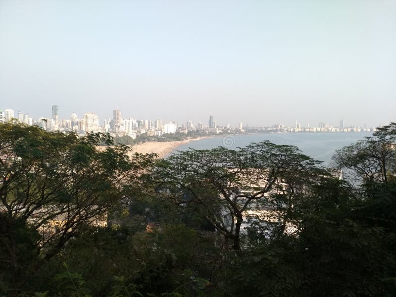 Mumbai View from Hanging Garden Stock Image - Image of view, beautiful ...