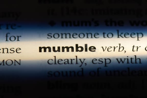 Mumble stock photo. Image of isolated, idea, closeup - 126543450