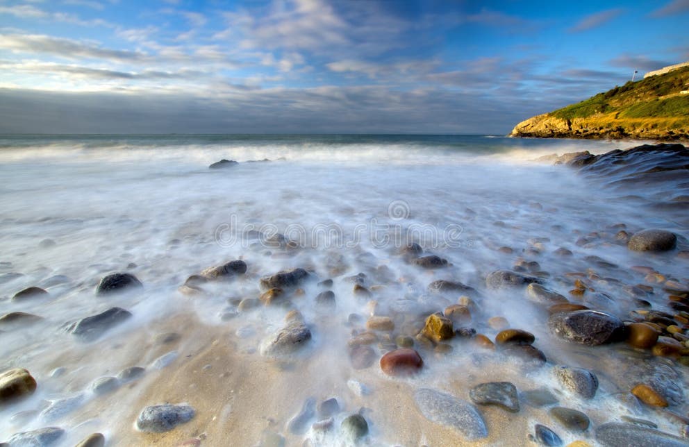 The Mumbles Wales stock image. Image of rise, wall, reflection - 33234671