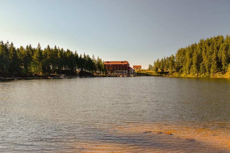 Mummelsee in the Black Forest Stock Photo - Image of mummelsee, baden ...