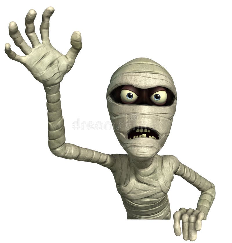 Cartoon mummy stock vector. Illustration of drawing, wrap - 15776323