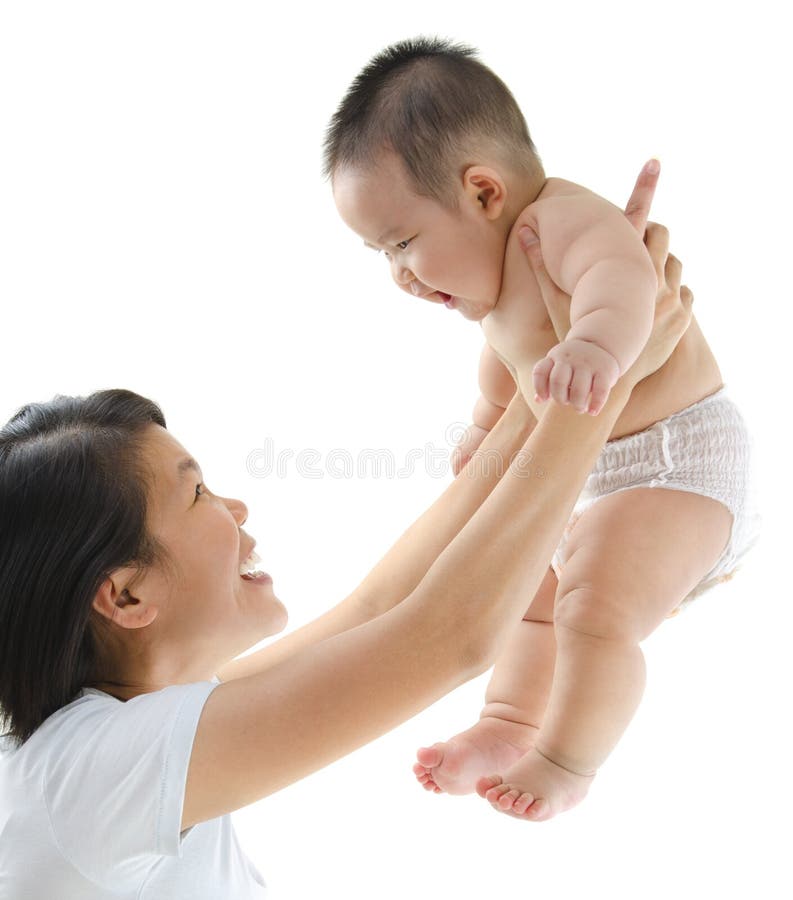 Mummy and baby stock photo. Image of infant, person, cute - 24075844