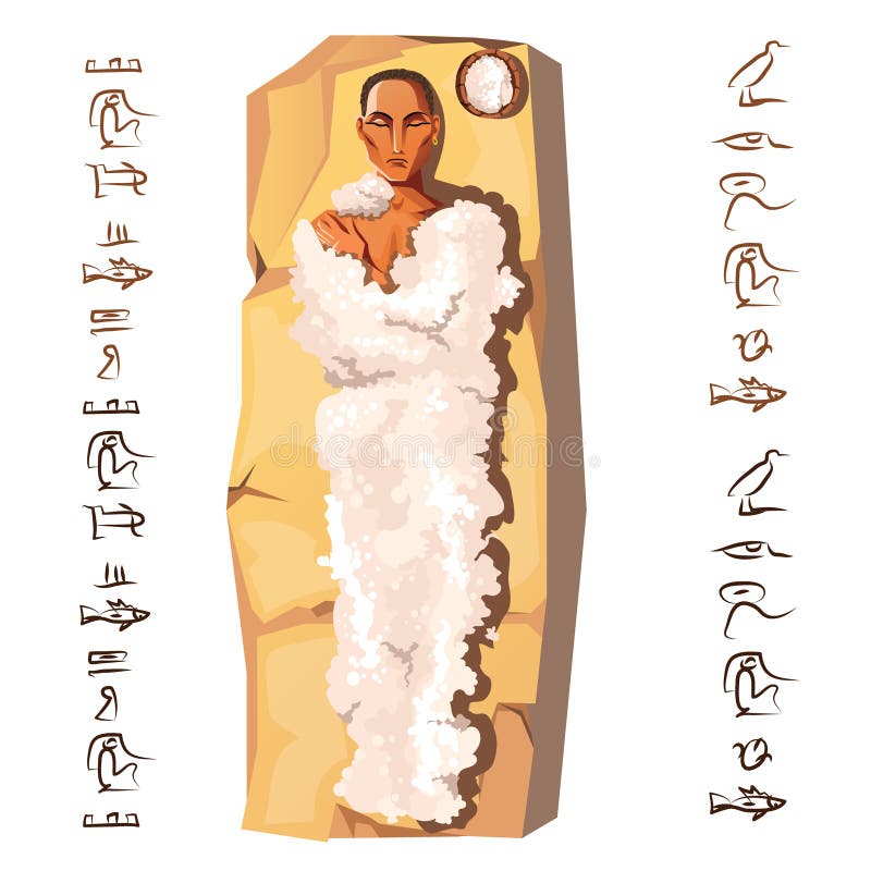 Mummification Process Stock Illustrations – 31 Mummification Process ...