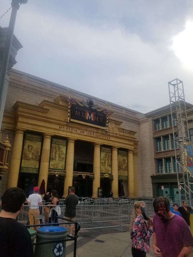 The Mummy Ride at Universal Studios Orlando Editorial Stock Photo ...