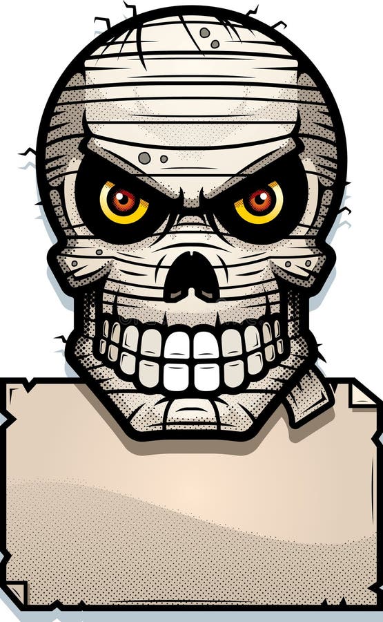 Mummy Sign Illustration stock vector. Illustration of clip - 115815744