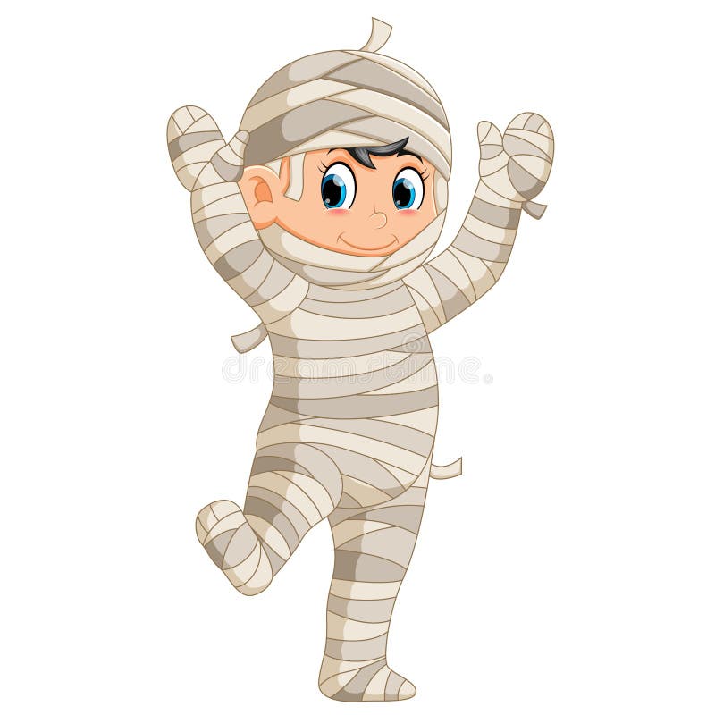 Mummy Cartoon Walking Stock Illustrations – 540 Mummy Cartoon Walking ...