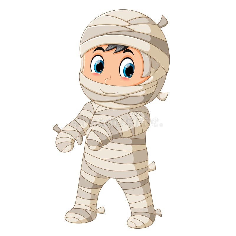 Cartoon mummy stock vector. Illustration of wrap, mummy - 15776323