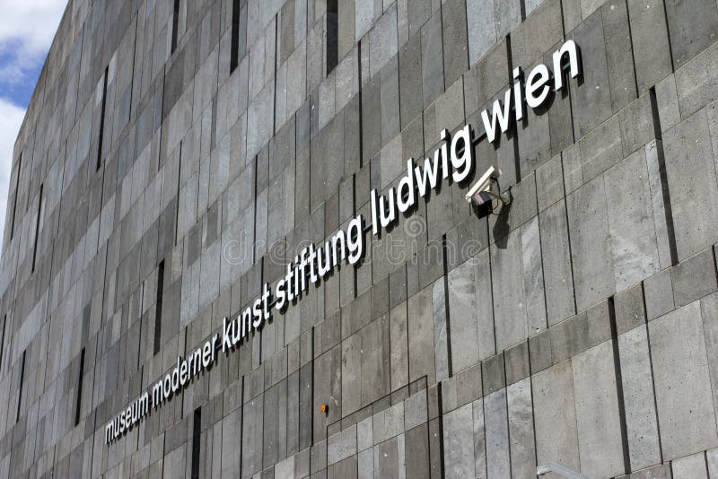 Mumok the Museum of Modern Art in the Museumsquartier in Vienna ...