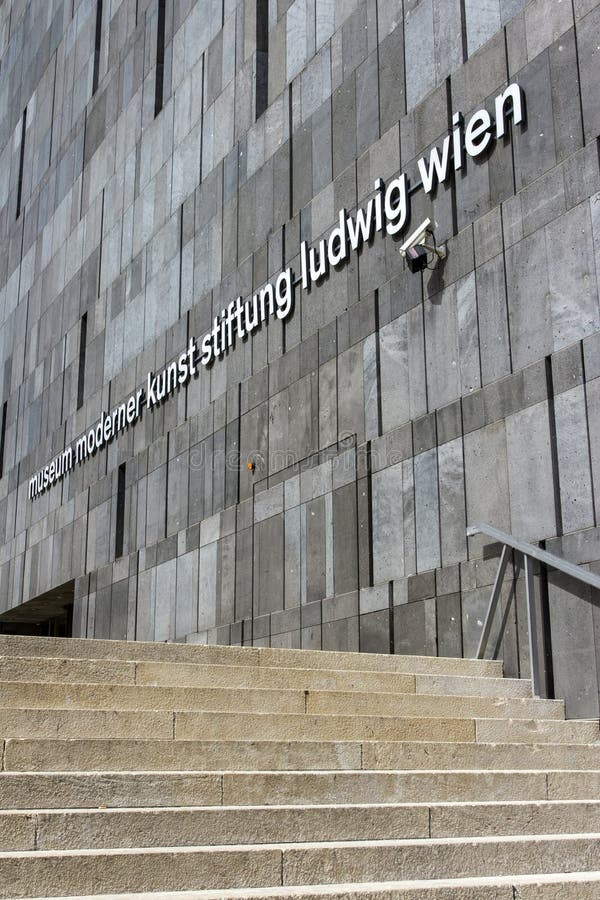 Mumok the Museum of Modern Art in the Museumsquartier in Vienna ...