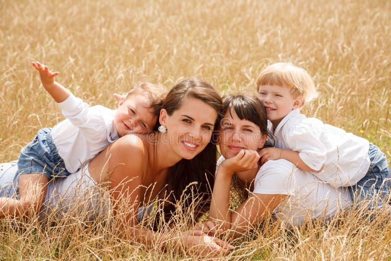 Mums and kids stock image. Image of girls, mothers, mums - 34227935