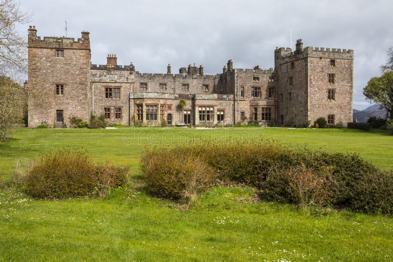 Muncaster Castle in Cumbria Stock Image - Image of fort, great: 90386971