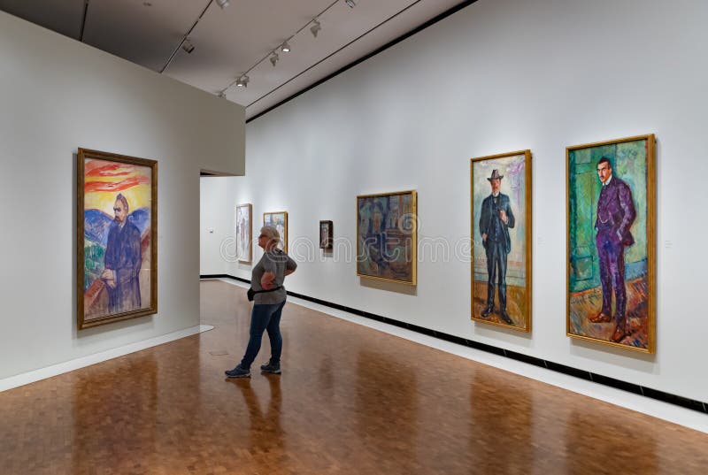 Munch Museum - Infinite Exhibition Editorial Photo - Image of interior ...