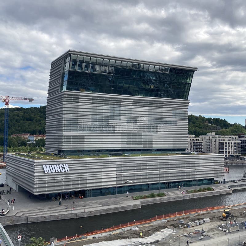 Munch Museum editorial stock image. Image of oslo, building - 286996189