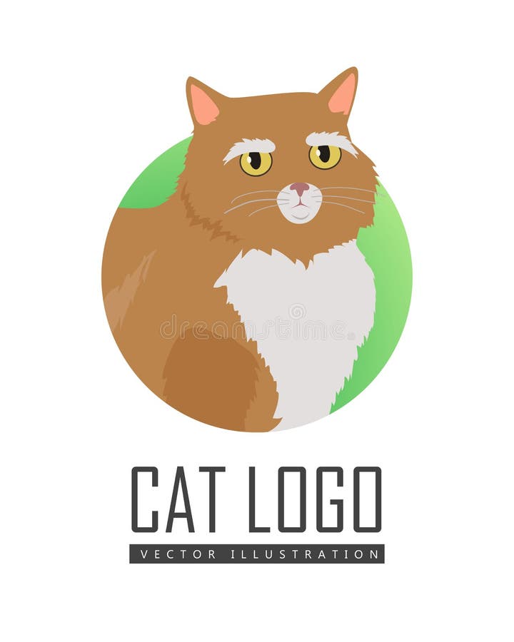 Standing Cats Front And Back Border Set Stock Vector Illustration Of
