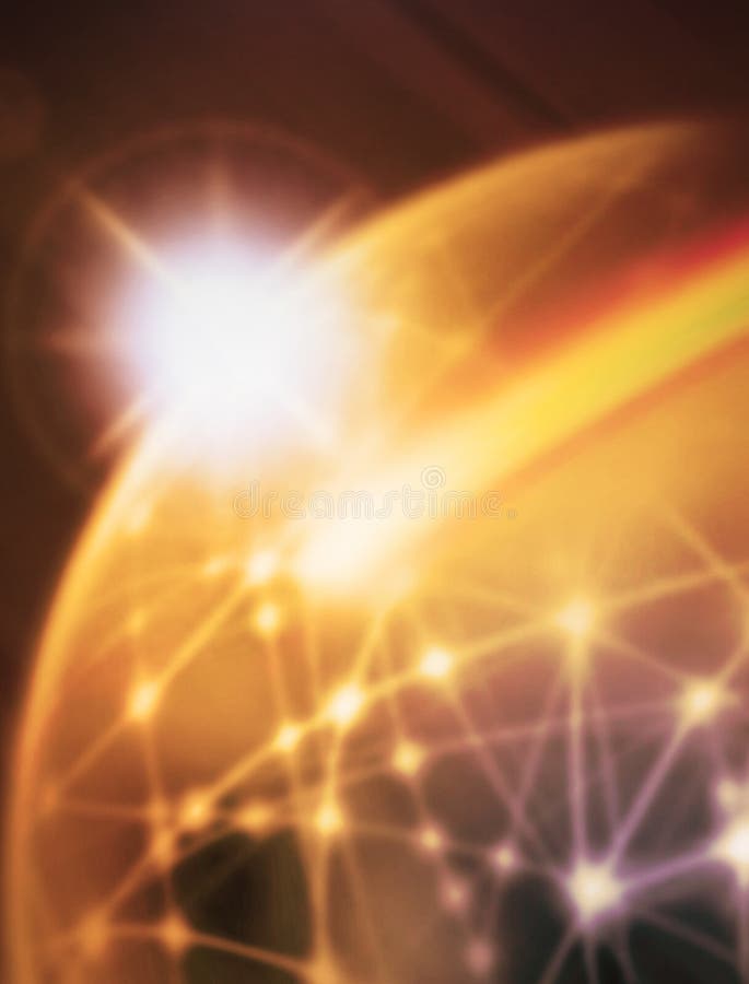 Mundo com sol ilustração stock. Ilustração de circundado - 8512411