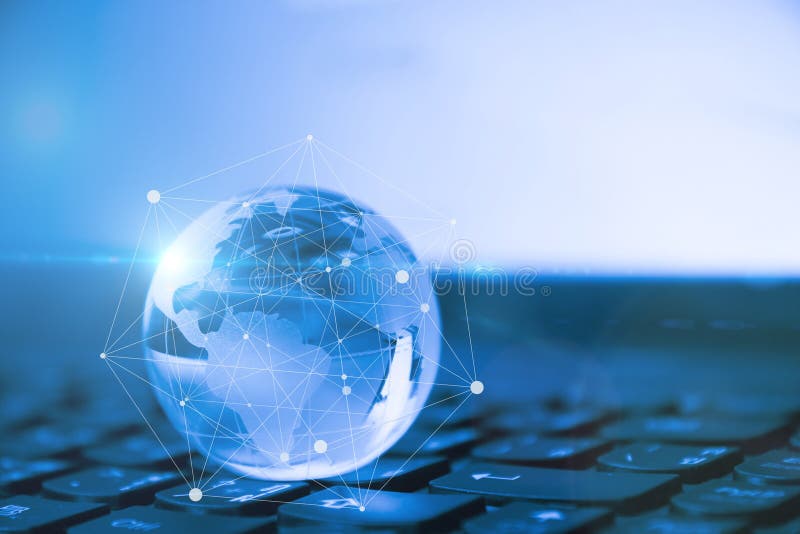 Mundo Conectado Concepto Social De La Red Imagen de archivo - Imagen de ...