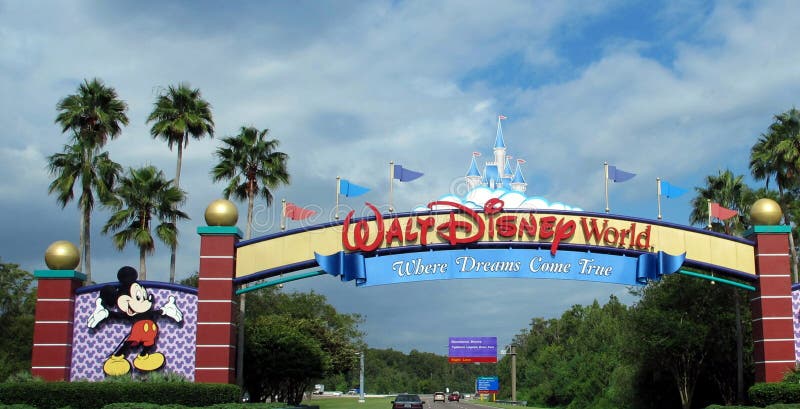 Mundo de Walt Disney fotografía editorial. Imagen de orlando - 27983467