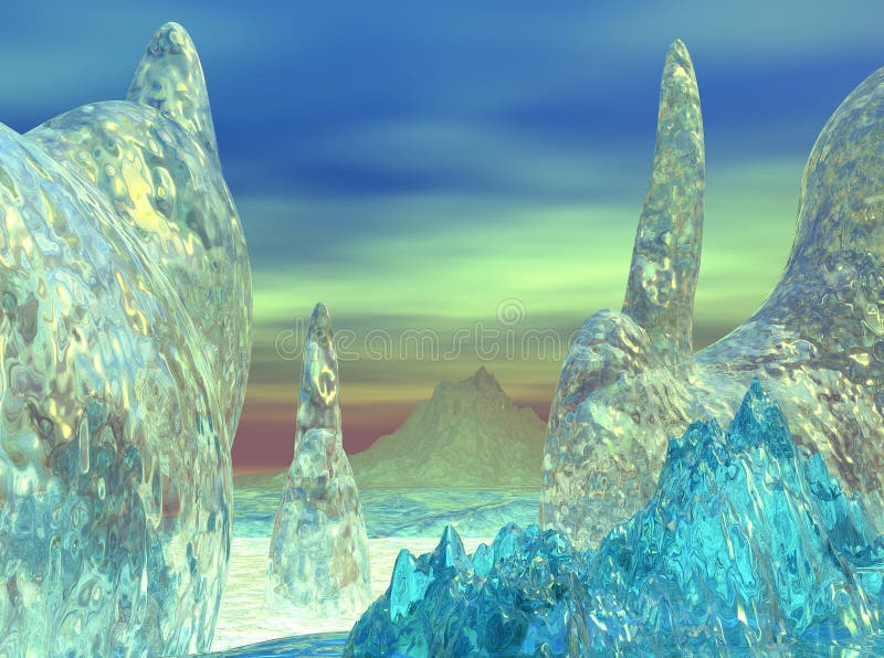 Mundo Del Hielo 3D Imagen. Imagen: 5477913
