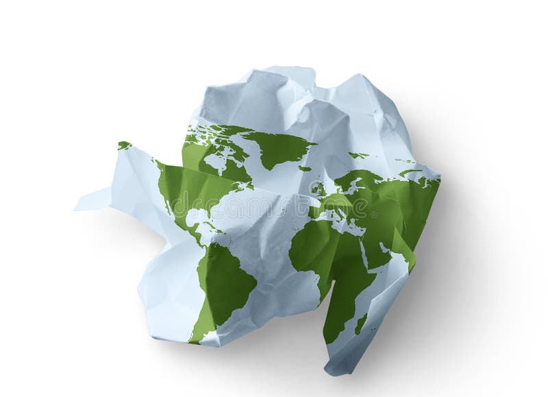 Mundo destruido stock de ilustración. Ilustración de basura - 5626066