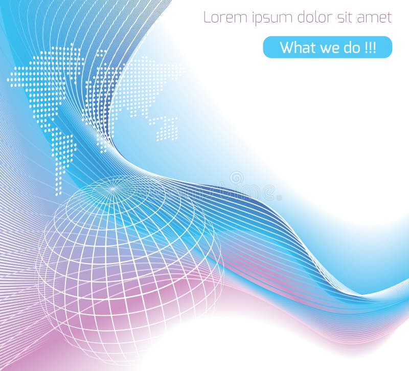 Mundo Digital ilustração do vetor. Ilustração de fresco - 56028381