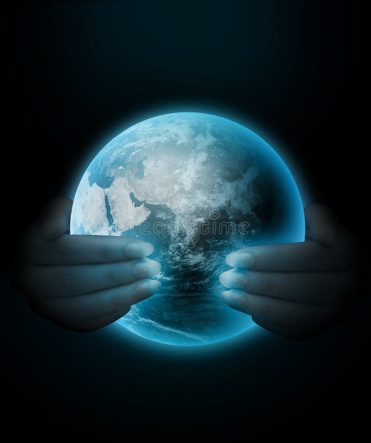 El Mundo En Las Manos (vector) Ilustración del Vector - Ilustración de ...