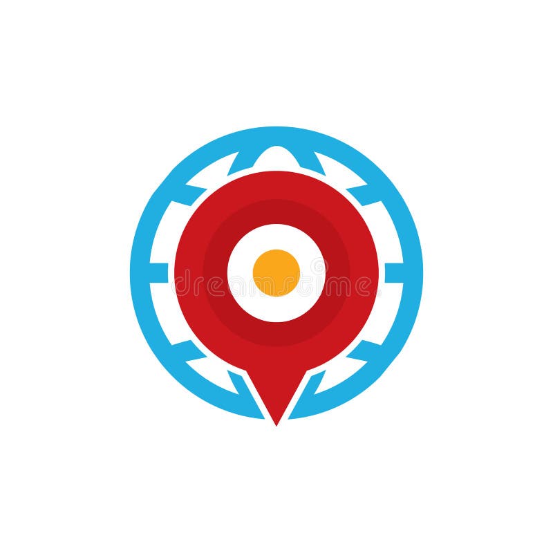 Mundo Logo Icon Design Do Ponto Ilustração do Vetor - Ilustração de ...